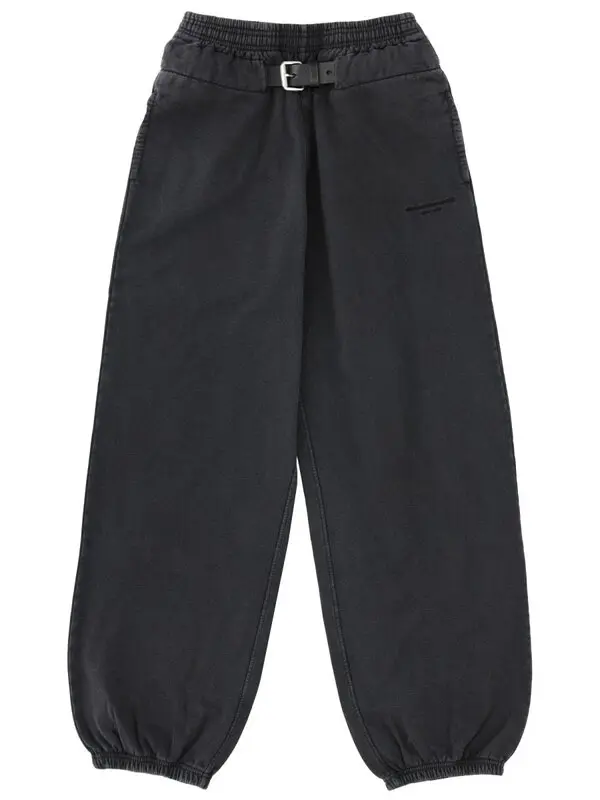 Alexander Wang Mid-rise Belted Sweatpants In Terry
