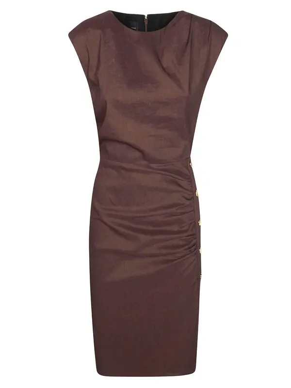 Pinko Stylish Mini Suit With Linen Stretch Fabric