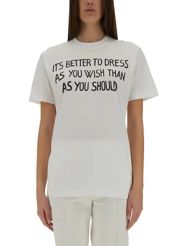 Moschino Regular Fit T-shirt With Graphic Print