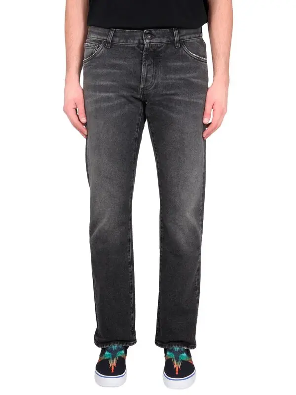 MARCELO BURLON COUNTY OF MILAN Cross Slim-fit Jeans - Black