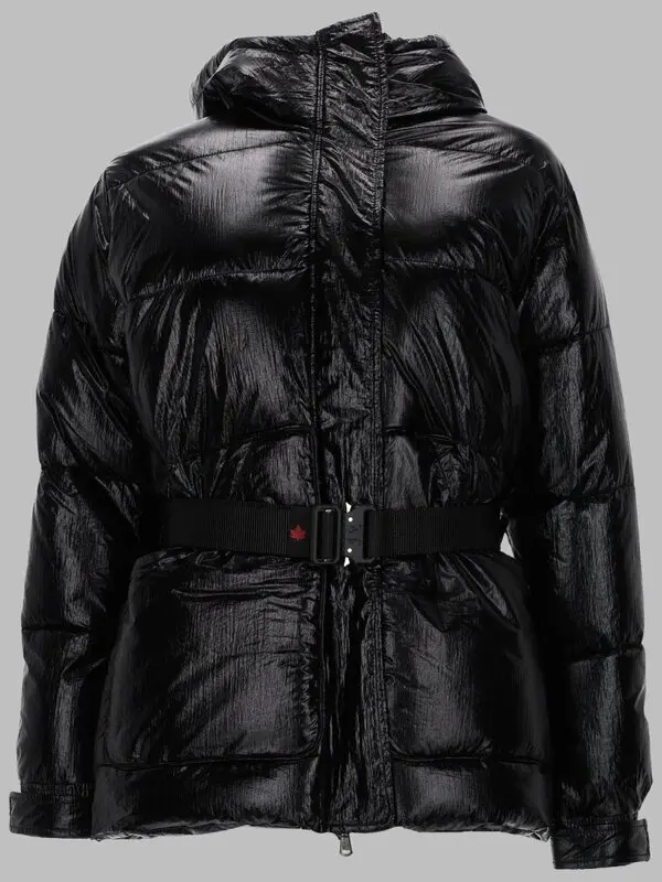 CANADIAN CLASSICS Puffer Jacket With Belt - Black