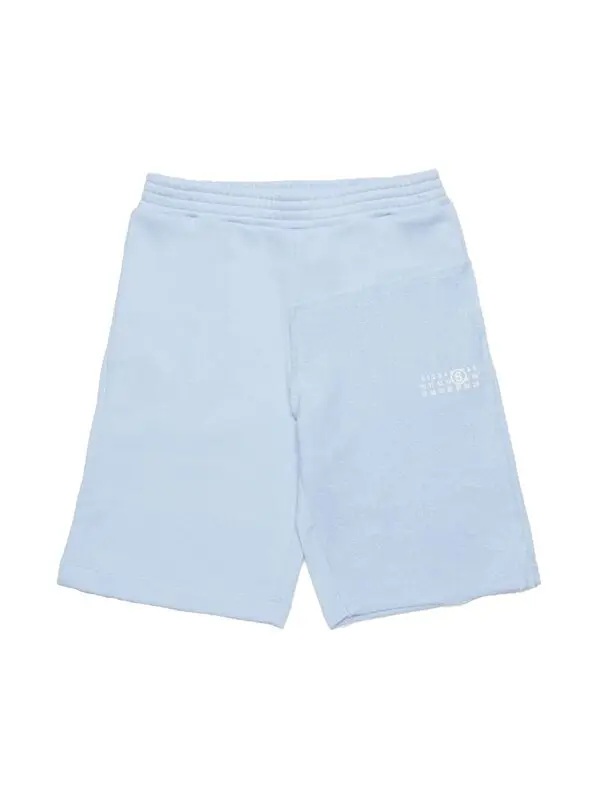 MAISON MARGIELA Light Cotton Logo Detail Shorts