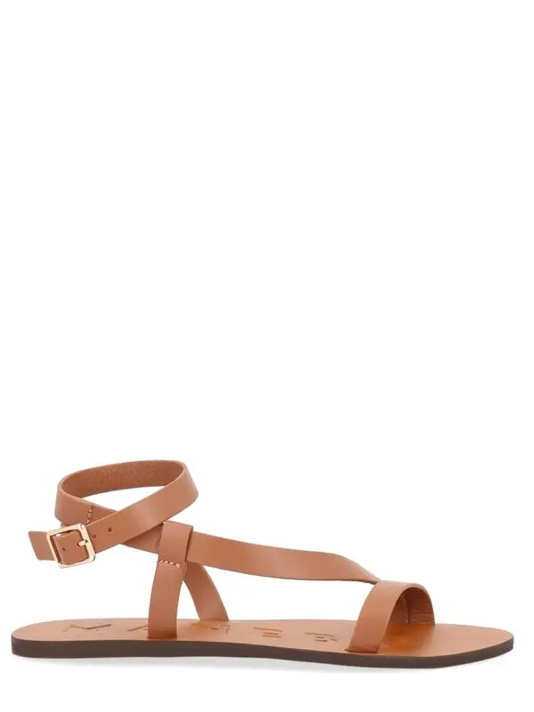 Manebí Strappy Sandals With Ankle Strap - Brown