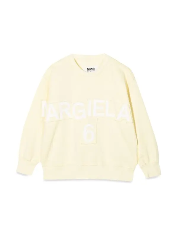 MAISON MARGIELA Cotton Sweatshirt - Yellow