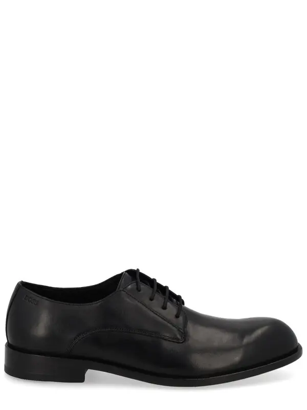 BOSS Premium Leather Loafers - Black