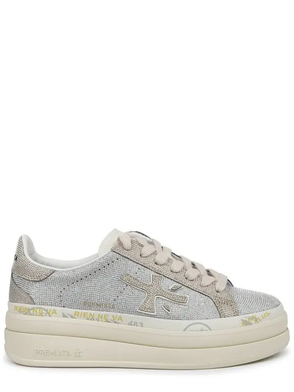 Premiata Low-top Platform Sneaker - Grey