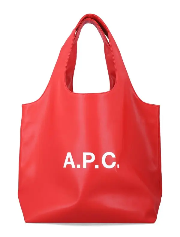 A.p.c. Ninon Tote Handbag - Red