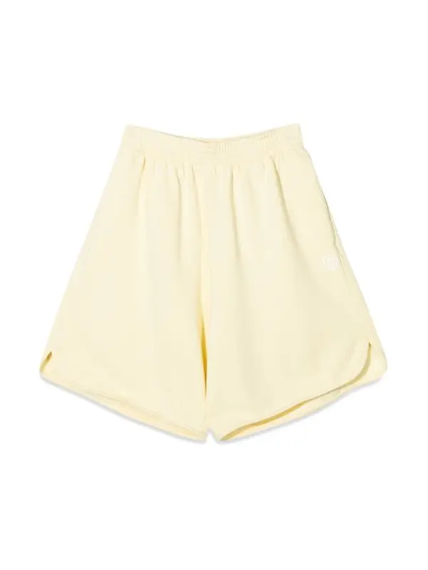 MAISON MARGIELA Cotton Shorts - Yellow