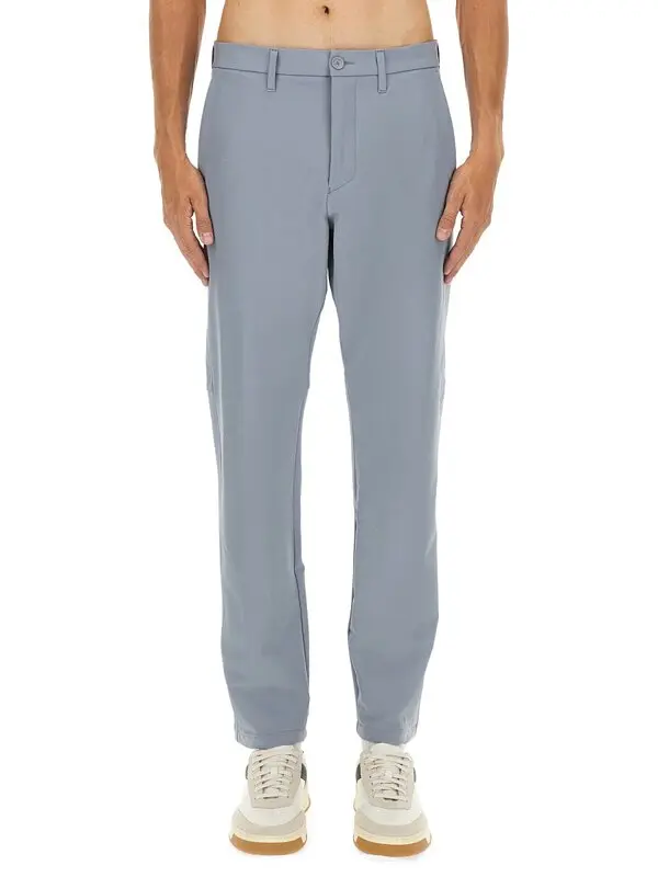 BOSS Water-repellent Regular Fit Pants - Grey