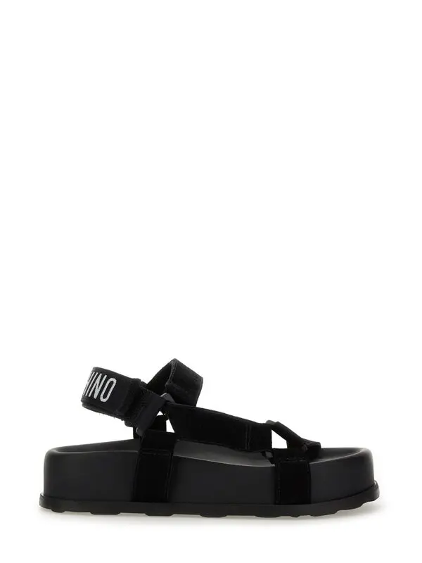 Moschino Platform Sandals - Black