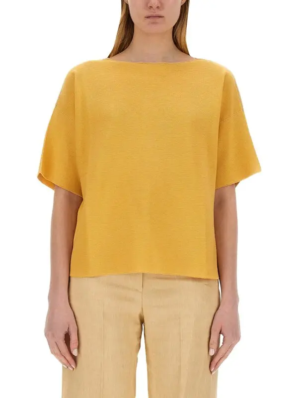 Fabiana Filippi Cotton Mini Top - Orange