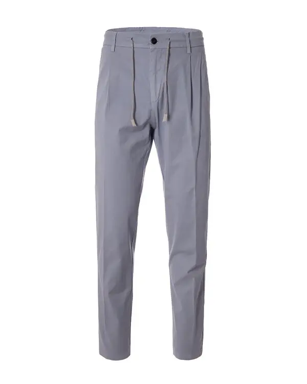 Eleventy Slim Tapered Drawstring Pants - Azzurro