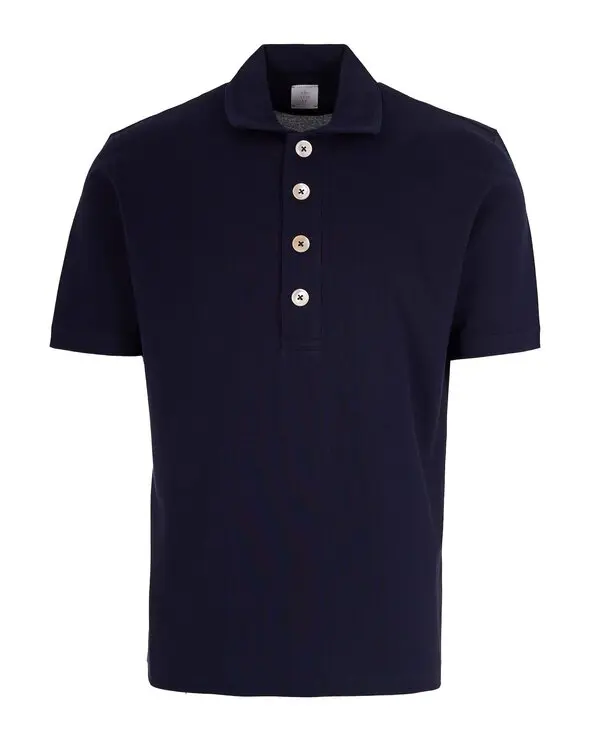 Eleventy Classic Fit Polo For Him - Blu