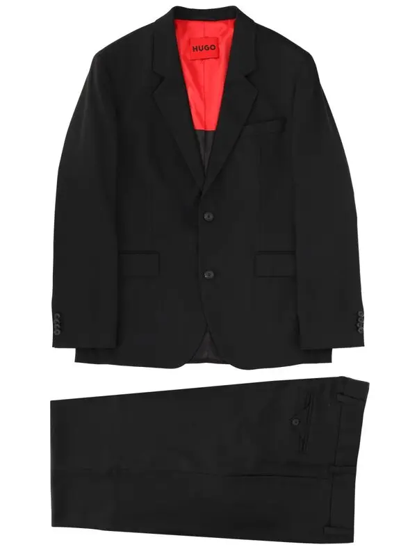 Hugo Arti Tailored Fit Mini Check Suit Jacket