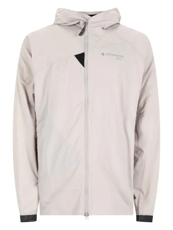KLATTERMUSEN Sports Jacket With Logo Detail - Beige