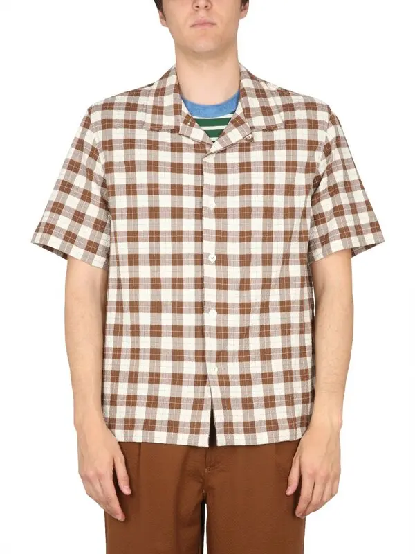 Howlin' Cotton Bowling Neck Shirt - Brown