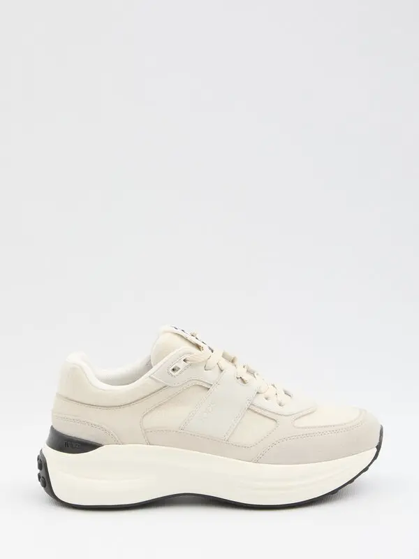 TOD`S Tod's Panelled Leather Sneakers - Beige
