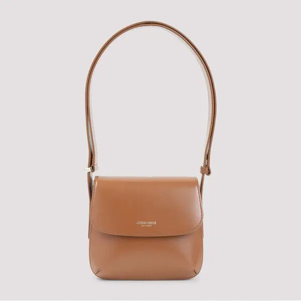 Giorgio Armani The Prima Mini Leather Shoulder Handbag - Brown