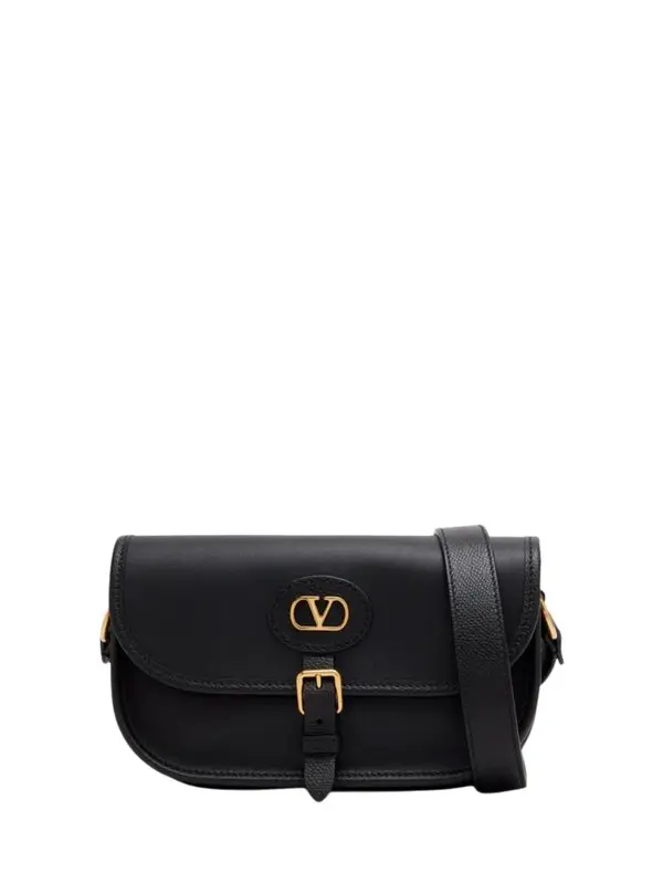 Valentino Garavani Antibes Small Leather Crossbody Bag - Black