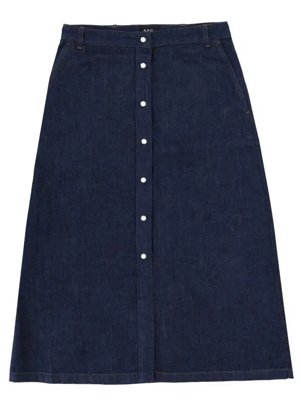 A.p.c. Midi Skirt - Denim