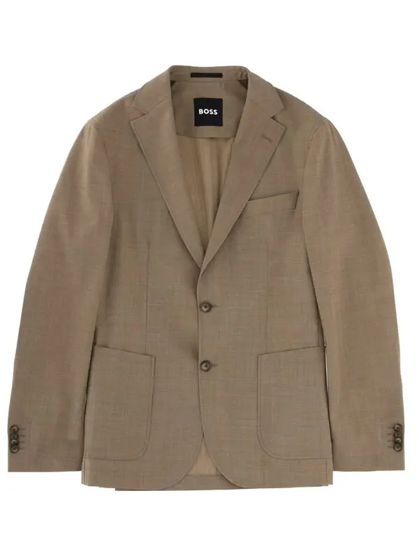 BOSS Tailored Blazer With Classic Collar