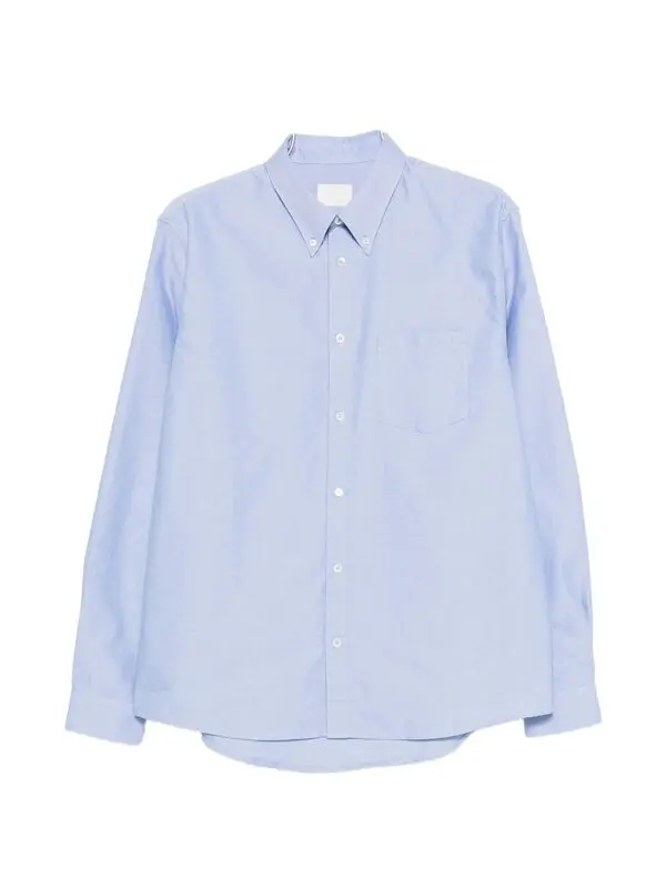 A.p.c. Classic Cotton Shirt For Spring Collection - Blu