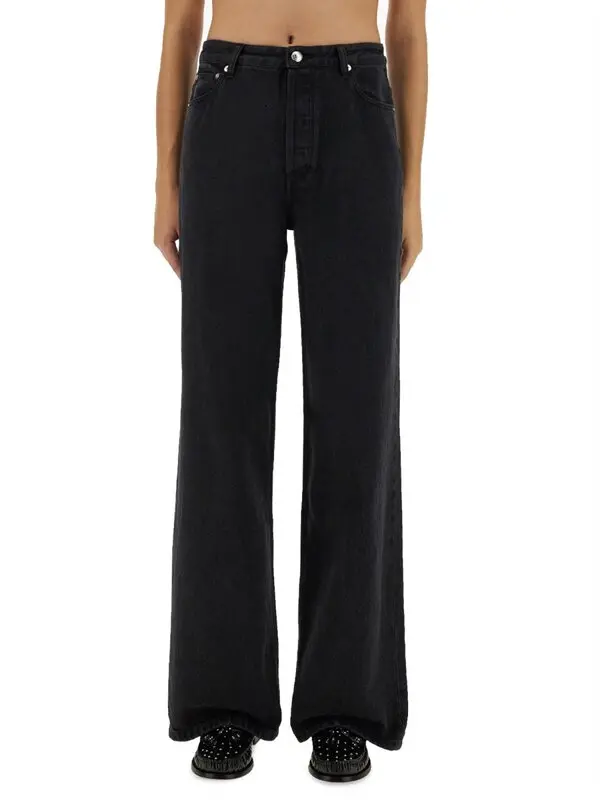 A.p.c. Elisabeth Stonewashed Wide-leg Jeans