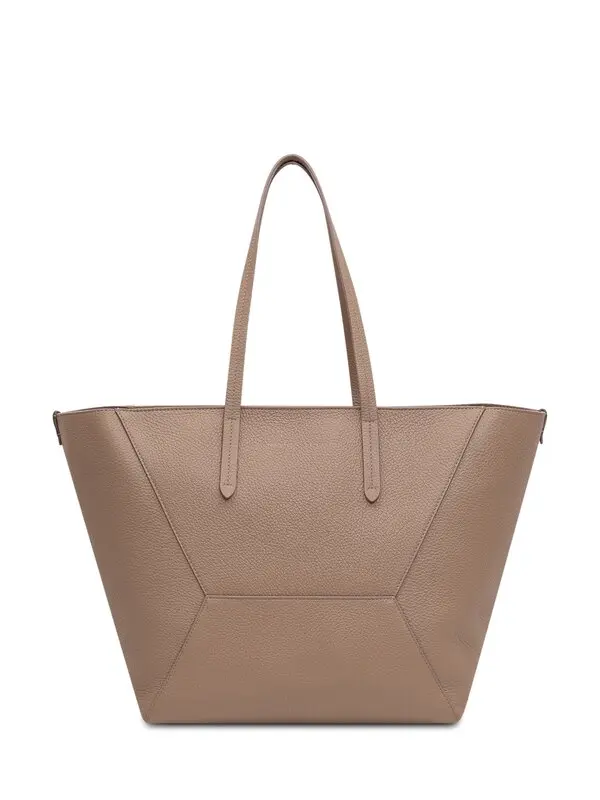 Brunello Cucinelli Leather Tote Handbag - Antilope