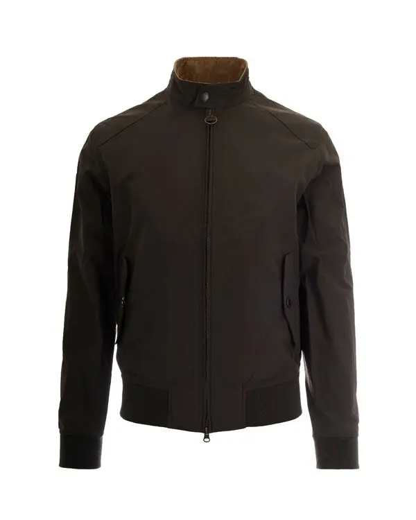 BARBOUR INTERNATIONAL Zip-up Stand Collar Jacket - Sage