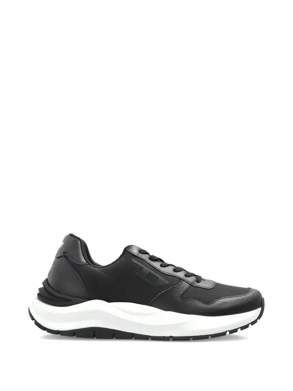 DIESEL® Textured Low Top Sneakers - Black