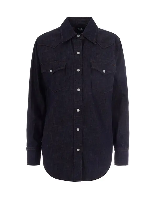 A.p.c. Organic Cotton Shirt - Indigo