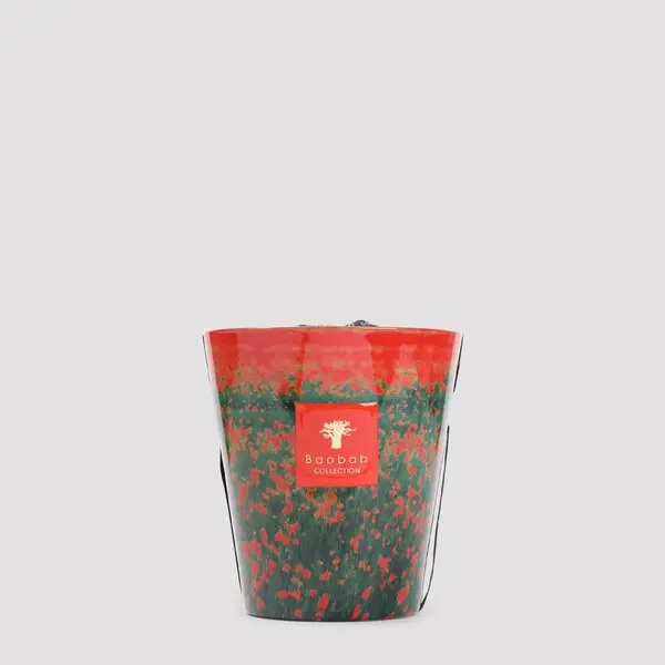 BAOBAB COLLECTION Mini Ceramic Candle With Floral Design Perfect For Any Space - Multicolour