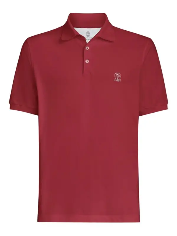 Brunello Cucinelli Logo-print Polo Shirt