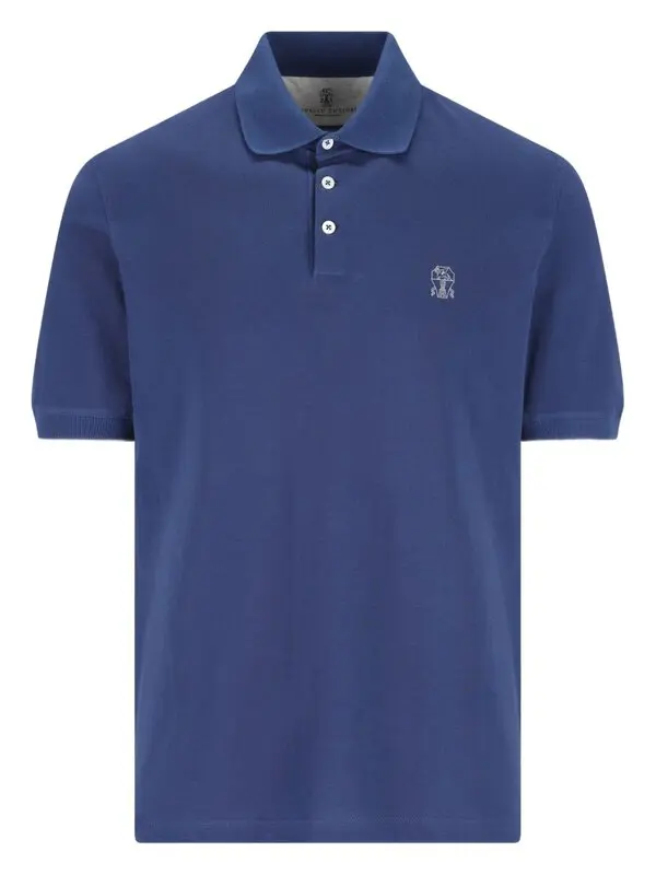 Brunello Cucinelli Short Sleeve Polo Shirt - Colrtgrg