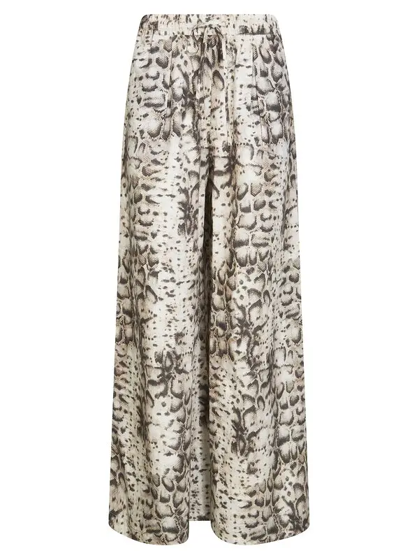 Pinko Drawstring Waist Trousers - Beige