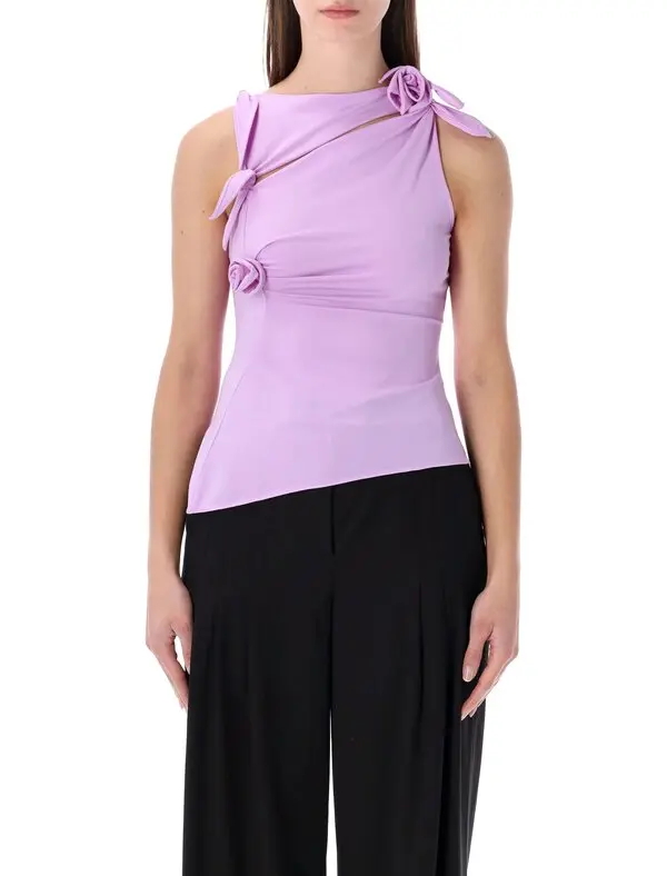 Coperni Asymmetrical Flower Detail Top