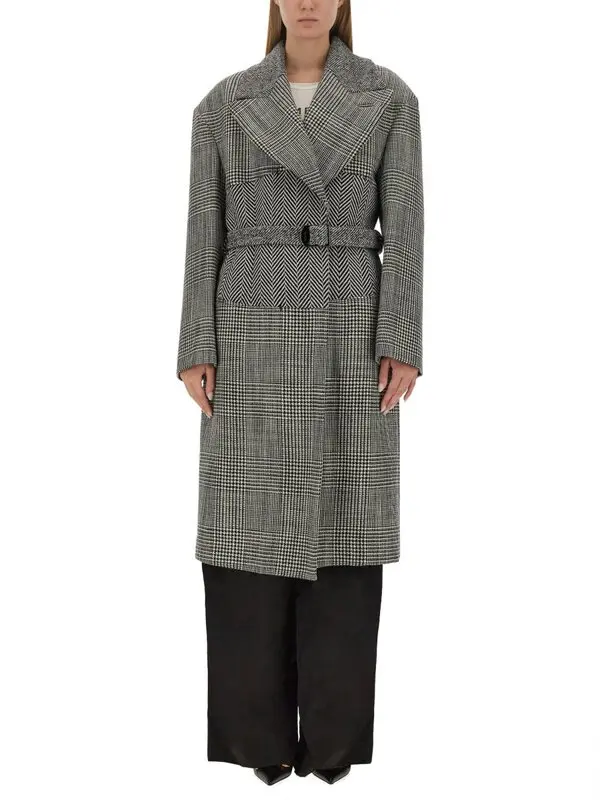 TOM FORD Patchwork Wool Coat