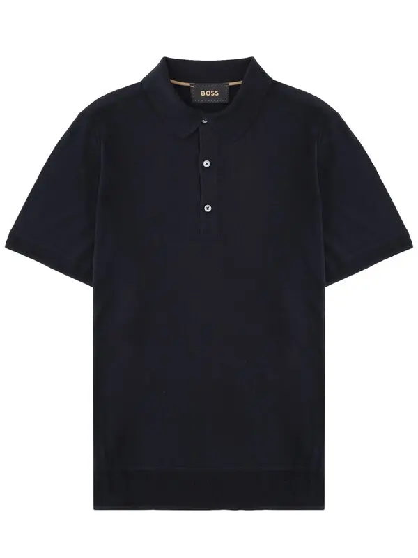 Hugo Boss Silk Knit Polo Shirt