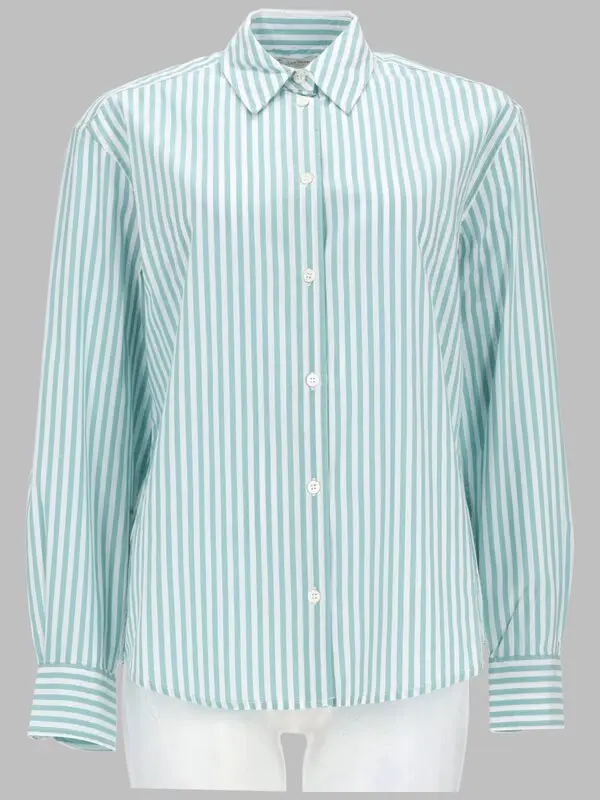 MC2 SAINT BARTH Striped Button-front Shirt - Green