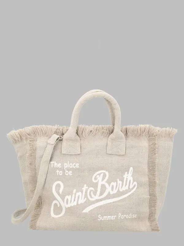 MC2 SAINT BARTH Linen Handbag - Beige
