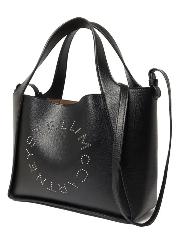 Stella McCartney Logo Crossbody Tote Bag - Black