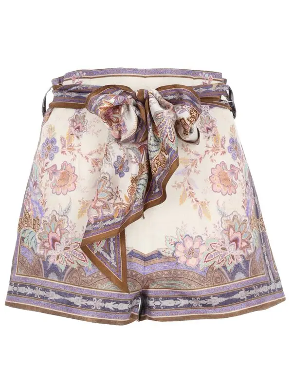 Zimmermann Luna Scarf Tie Short - Multicolour