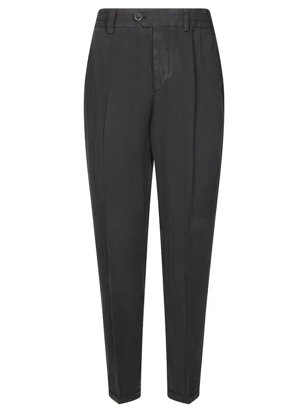 PTO1 Elastic Waist Carrot Fit Trousers