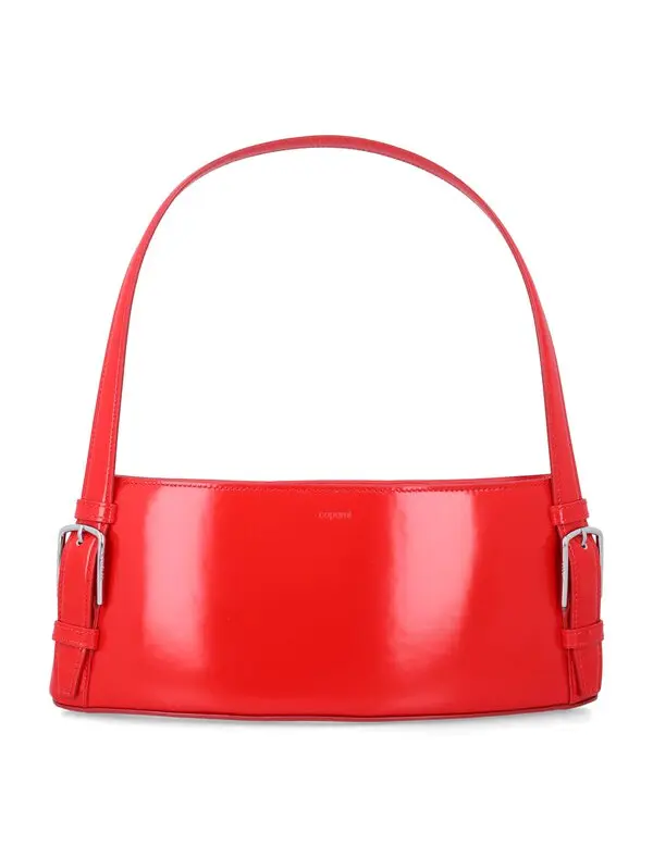 Coperni Swipe Mini Glass Tote Bag - Red