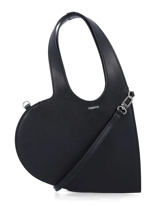Coperni Mini Heart Tote - Black