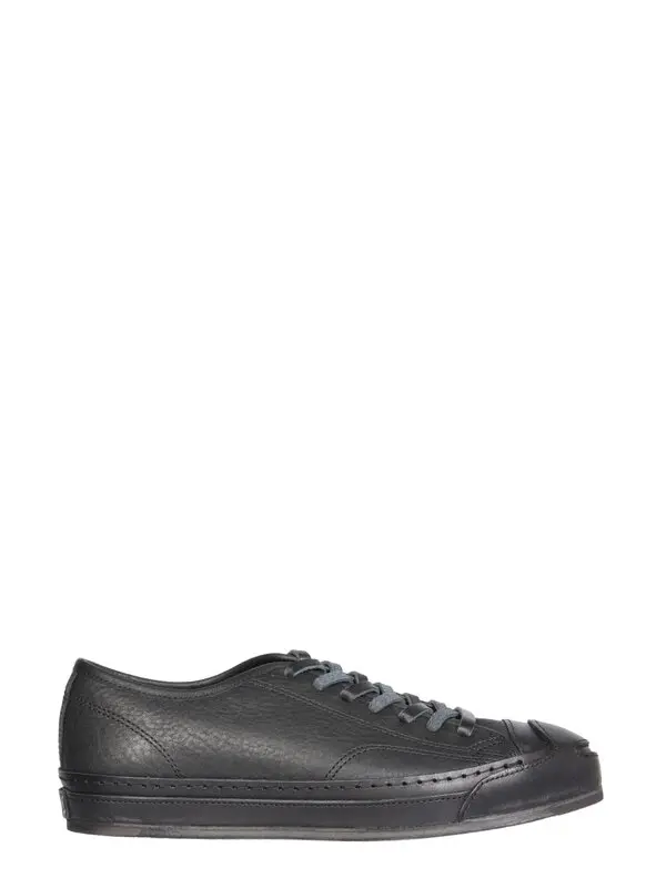 HENDER SCHEME Lace Up Leather Sneakers - Black