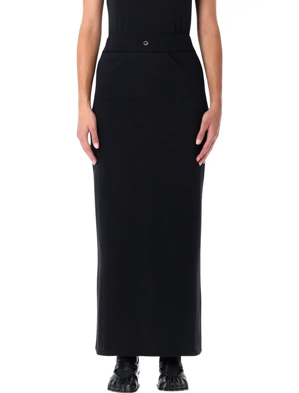 Coperni Organic Cotton Jogging Skirt - Black