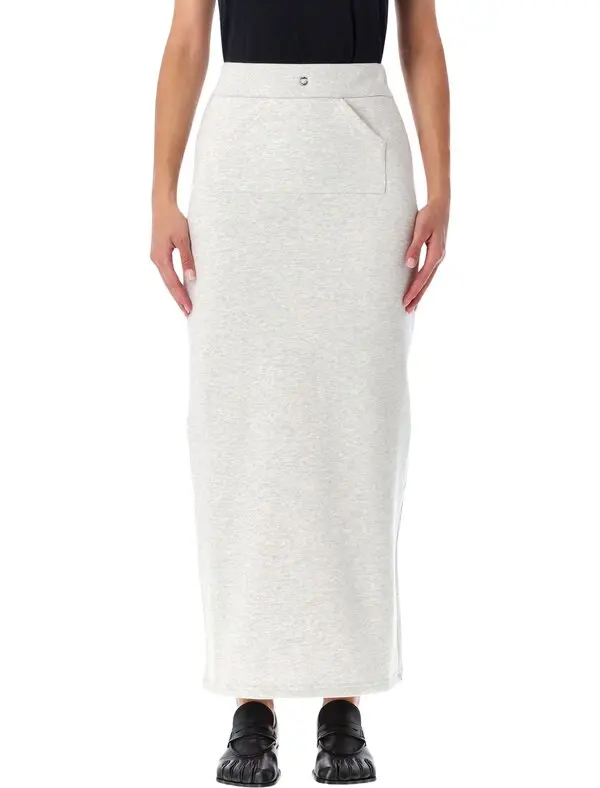 Coperni Organic Cotton Jogging Skirt - Grey