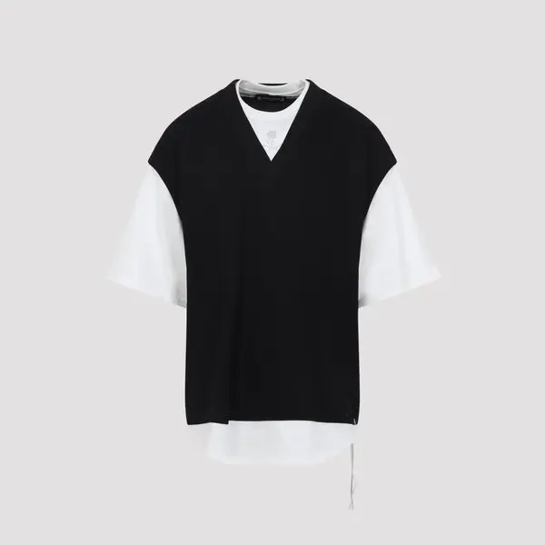 MASTERMIND WORLD V-neck Layered T-shirt