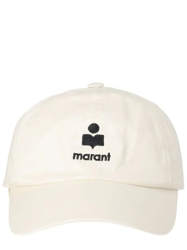 MARANT Embroidered Baseball Cap - Ivory